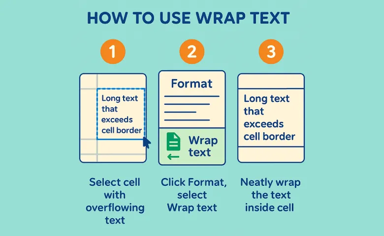 Mudah! Inilah Cara Wrap Text di Spreadsheet